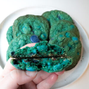 Percy Jackson's Blue Chocolate Chip Cookies - The Batter Thickens