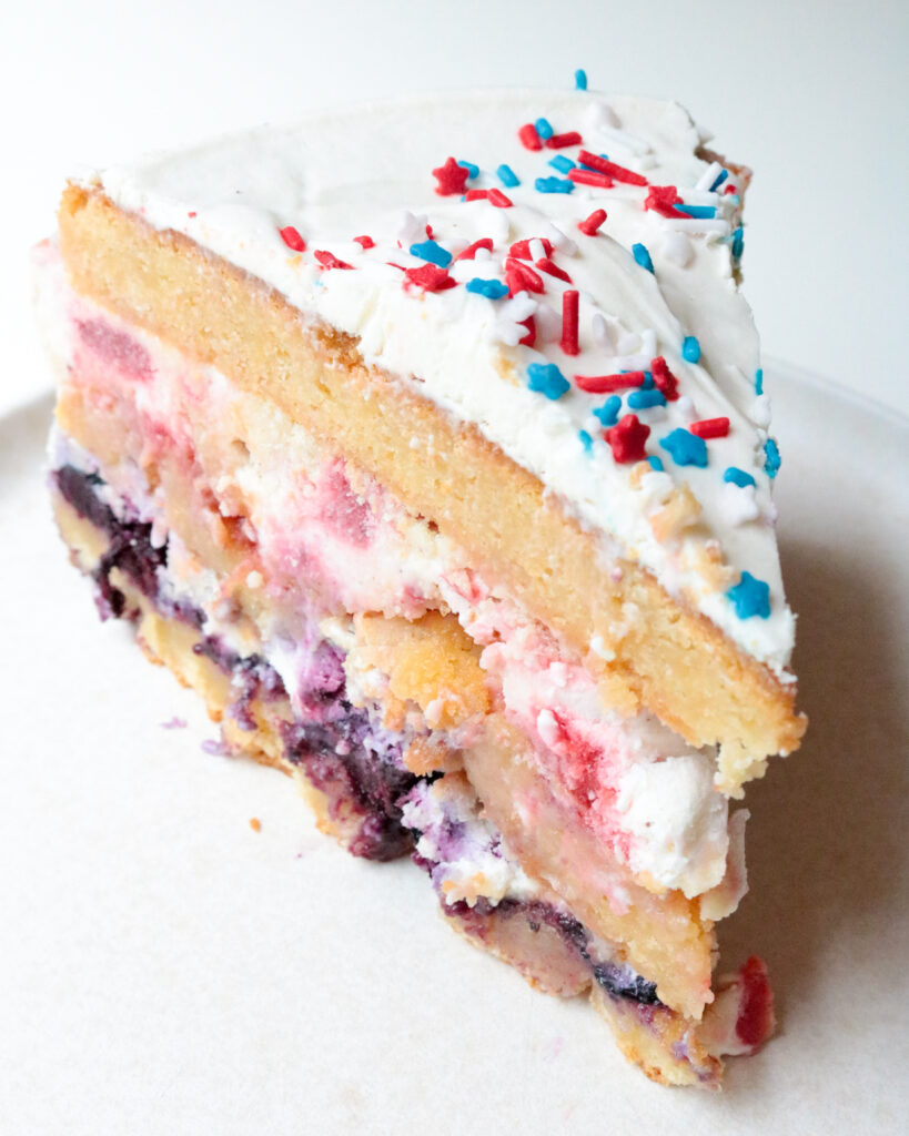 Corn, Blueberry, and Strawberry Sour Cream Ice Cream Cake - The Batter ...
